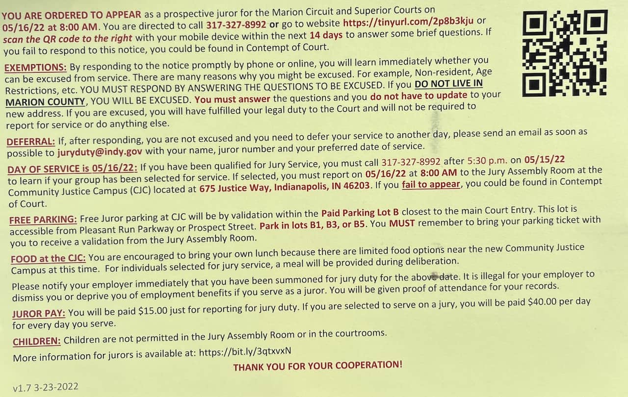 Here s What Jury Duty Is Like At Indianapolis Marion County s New 